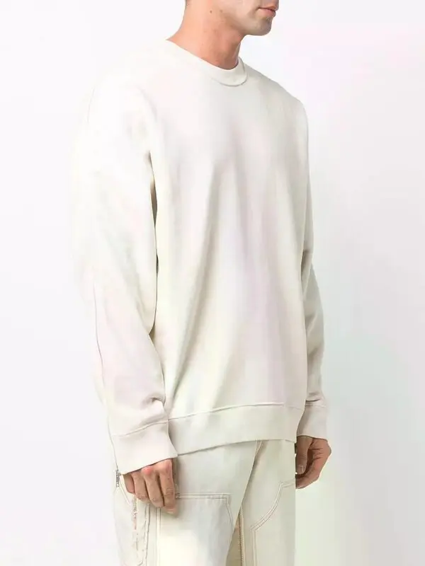 AMBUSH Logo-print Sleeve Sweatshirt - Neutrals