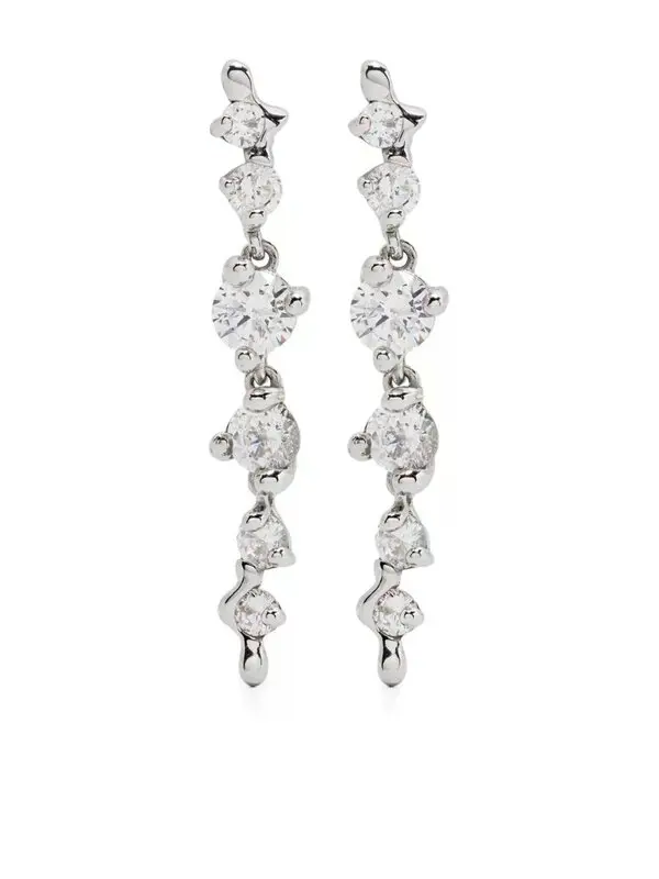 MARIA BLACK Arctic Stud Earrings - Silver