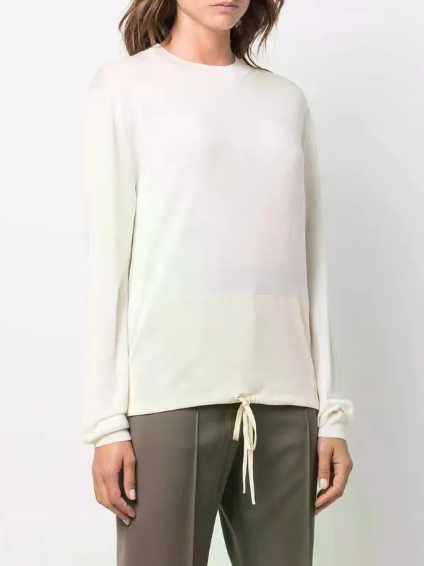 JIL SANDER Drawstring Fine-knit Jumper