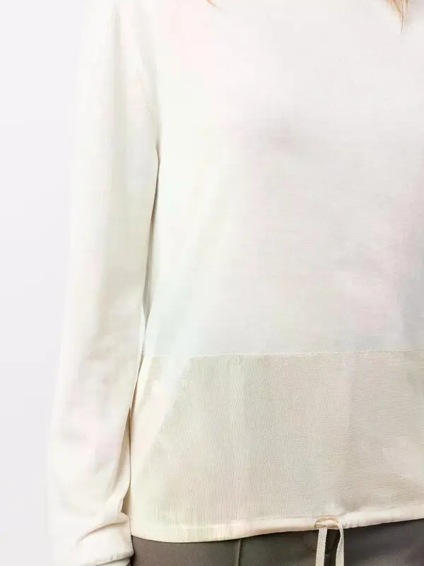 JIL SANDER Drawstring Fine-knit Jumper