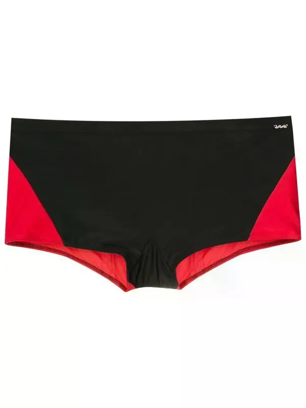 AMIR SLAMA Two-tone Swim Trunks - Red