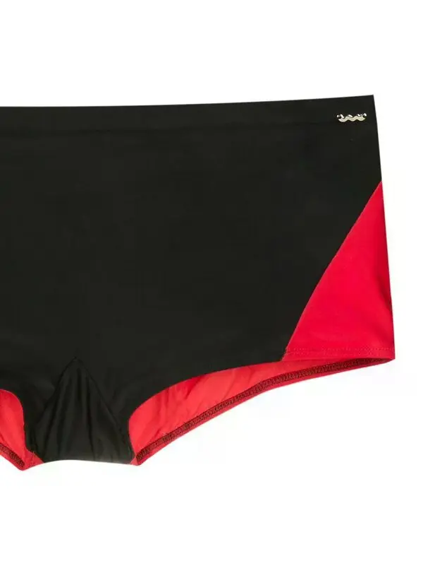 AMIR SLAMA Two-tone Swim Trunks - Red