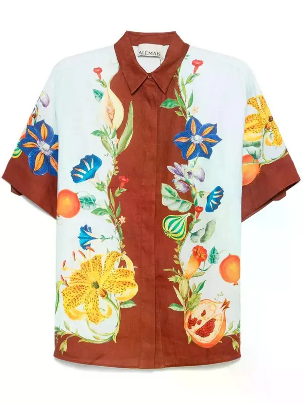 ALEMAIS Dahlia Shirt - Blue