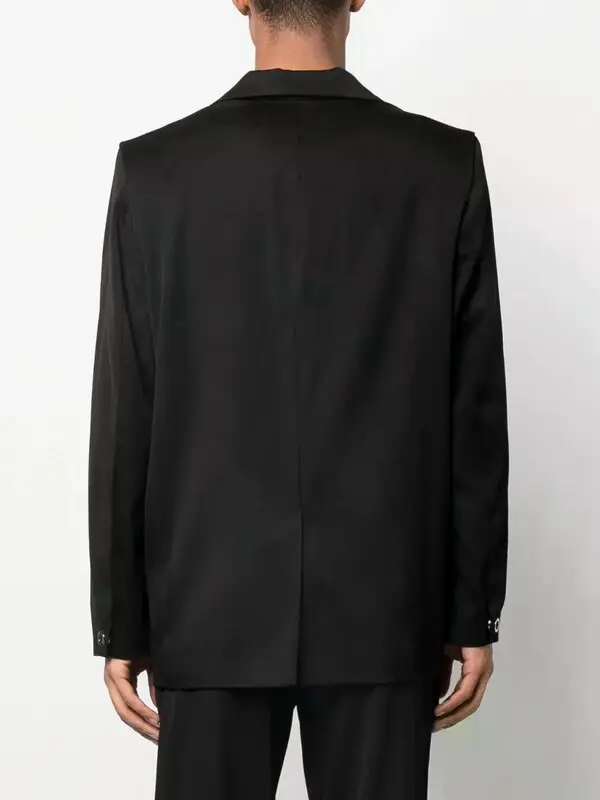 BIANCA SAUNDERS Gathered Single-breasted Blazer