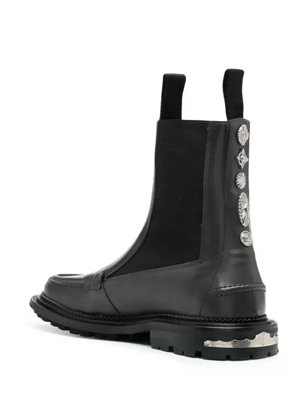 TOGA VIRILIS Side Gore Ankle Leather Boots