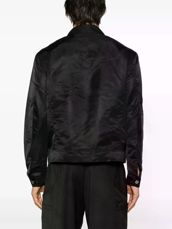 HAN KJØBENHAVN Zip-up Collared Shirt Jacket
