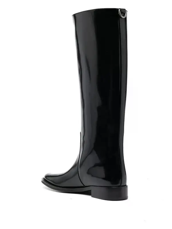 Saint Laurent Hunt 25mm Leather Boots
