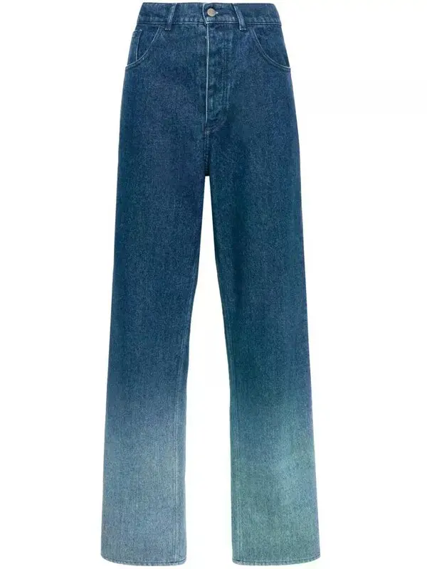 BOTTER Gradient-effect Mid-rise Boyfriend Jeans