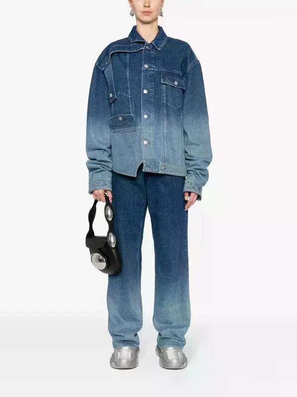 BOTTER Gradient-effect Mid-rise Boyfriend Jeans