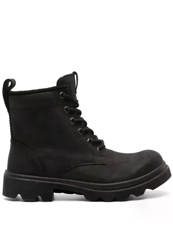 Ecco Grainer Lace-up Suede Boots