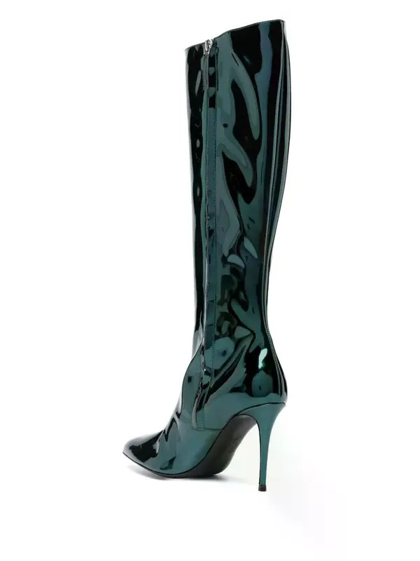GIUSEPPE ZANOTTI 95mm Pointed-toe Leather Boots