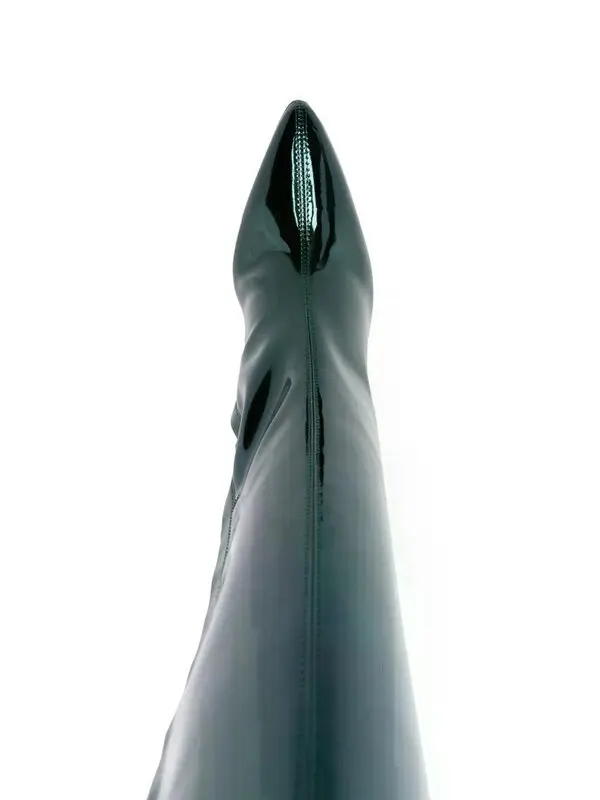 GIUSEPPE ZANOTTI 95mm Pointed-toe Leather Boots
