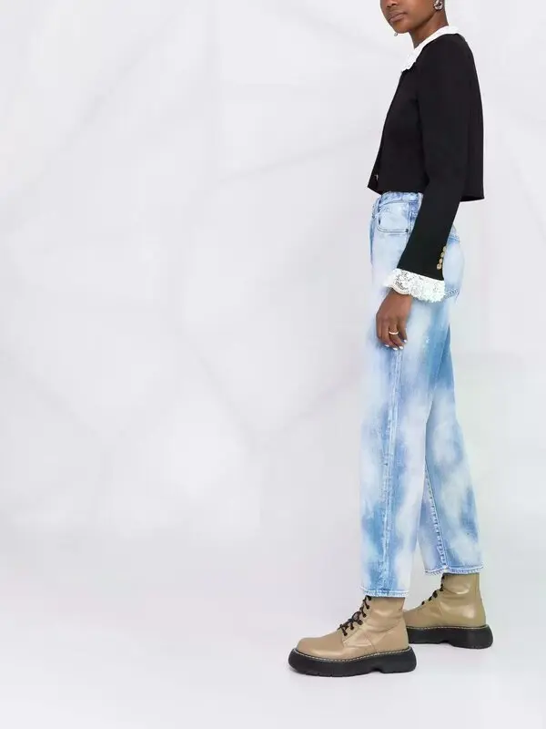 Dsquared2 Bleached Effect Straight-leg Jeans