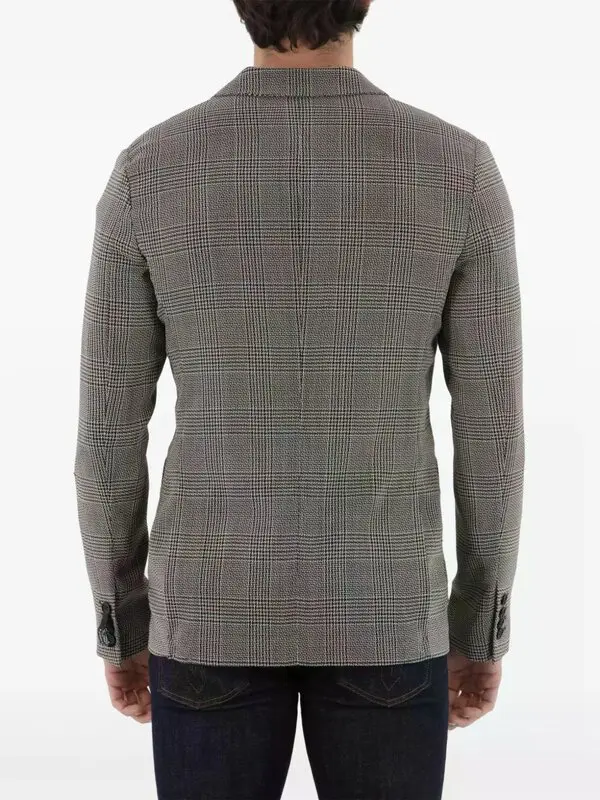 TONELLO Glen Plaid Double-breasted Jacket