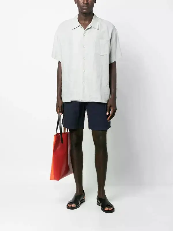 Vilebrequin Linen Bermuda Shorts - Blue
