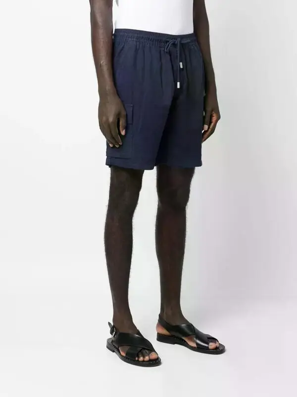 Vilebrequin Linen Bermuda Shorts - Blue