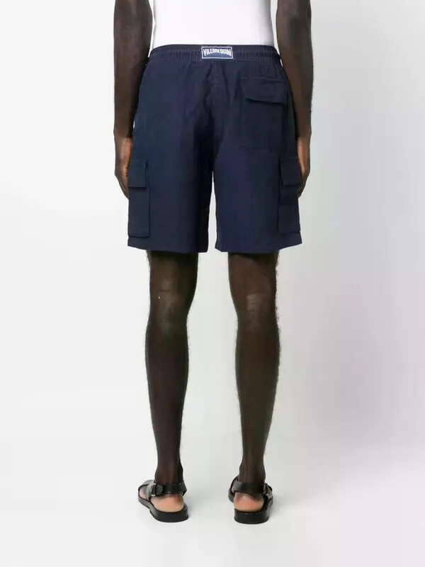 Vilebrequin Linen Bermuda Shorts - Blue