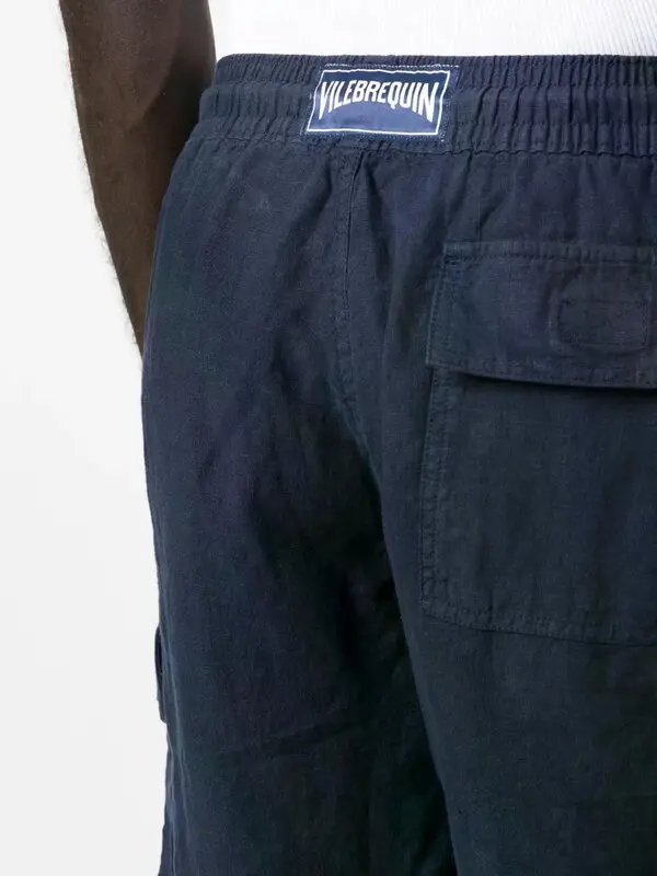Vilebrequin Linen Bermuda Shorts - Blue