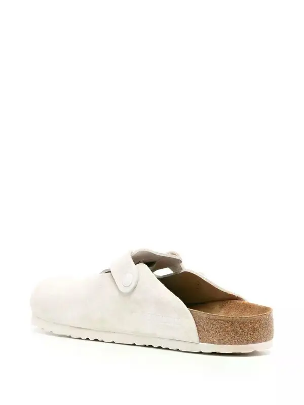 BIRKENSTOCK Boston Suede Clog - Neutrals