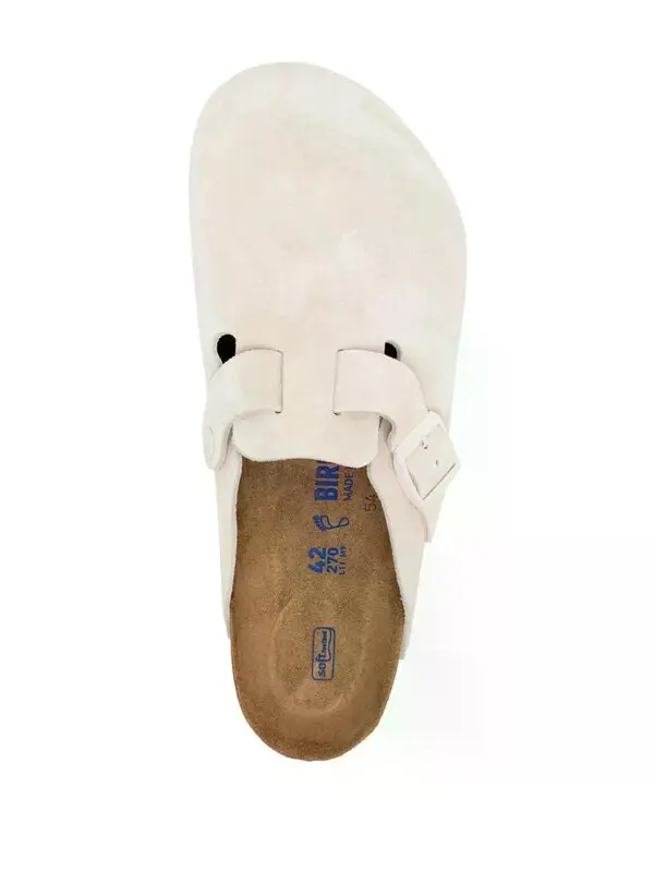 BIRKENSTOCK Boston Suede Clog - Neutrals