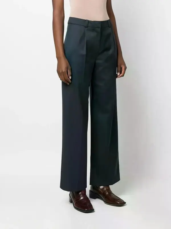 LOW CLASSIC Wool-blend Straight-leg Trousers