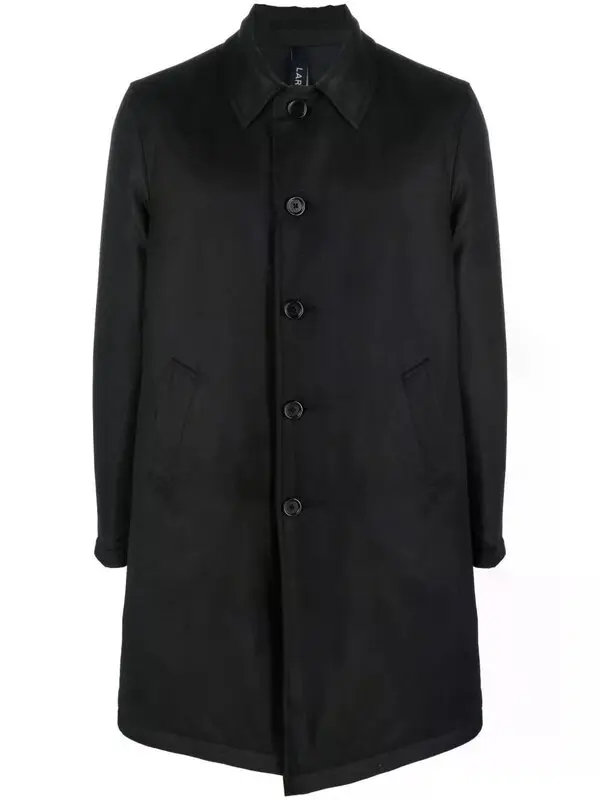 LARDINI Single-breasted Wool And Cashmere Coat