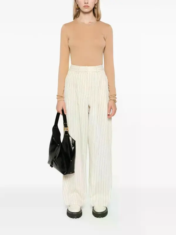 Fabiana Filippi Knit-collar T-shirt