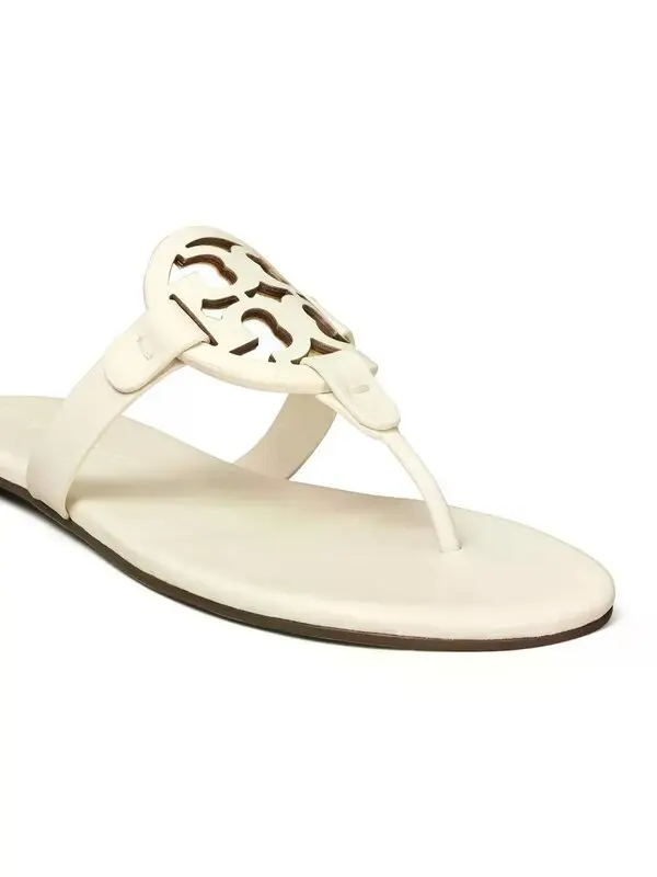 Tory Burch Miller Thong Strap Sandals - Neutrals