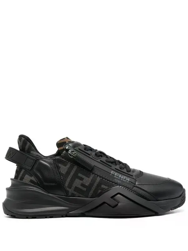 Fendi Flow Low-top Sneakers - Black