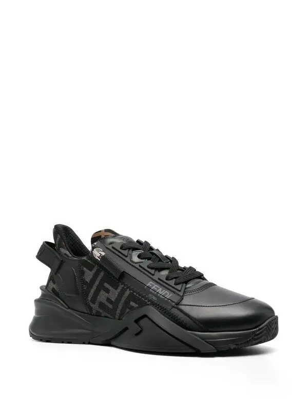 Fendi Flow Low-top Sneakers - Black