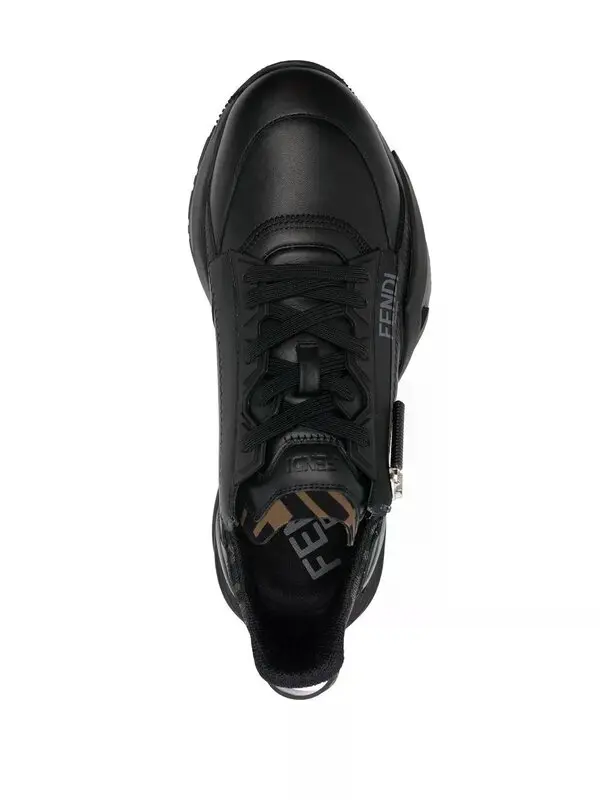 Fendi Flow Low-top Sneakers - Black