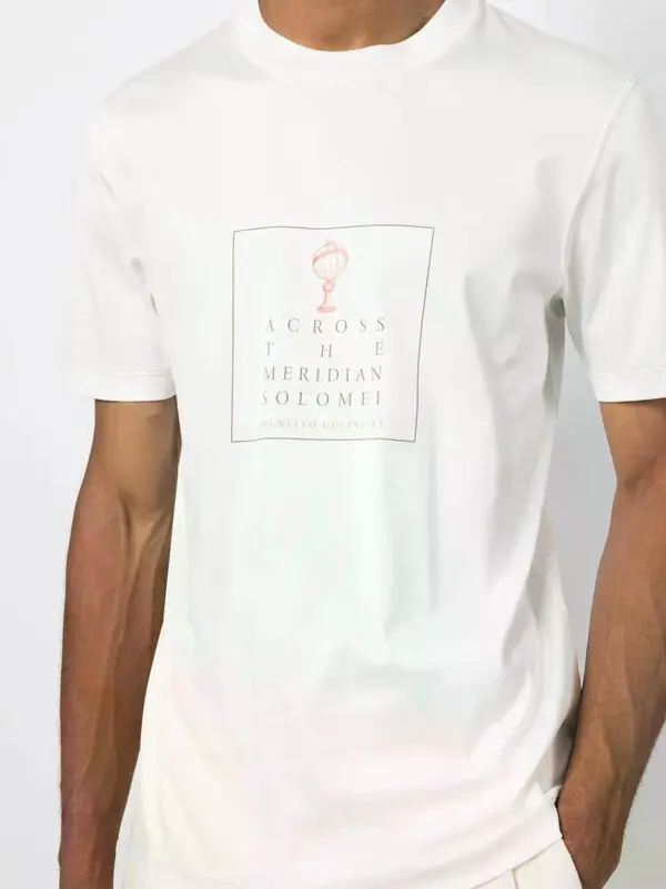 Brunello Cucinelli Graphic-print Cotton T-shirt