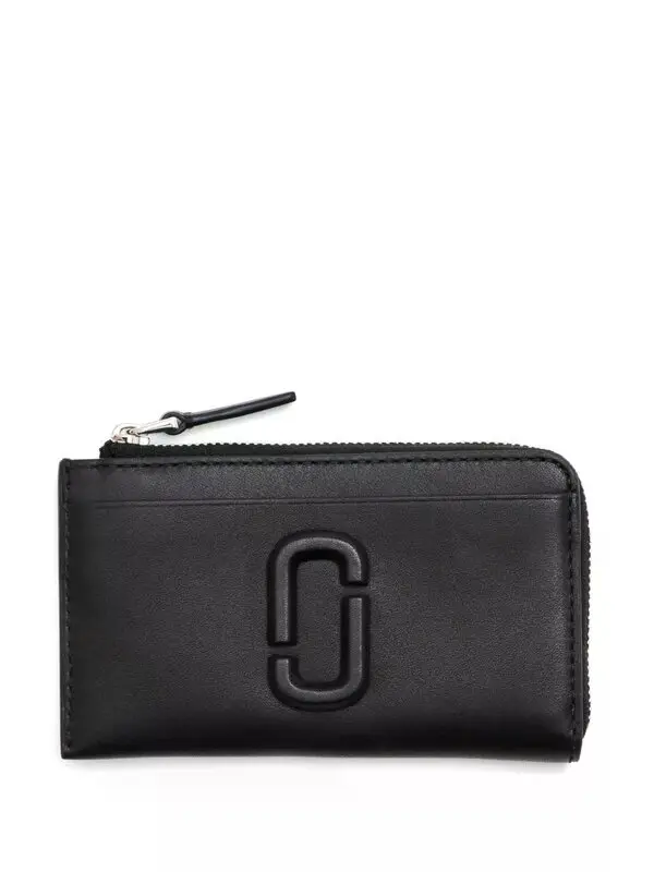Marc Jacobs The Covered J Marc Top Zip Multi Wallet - Black