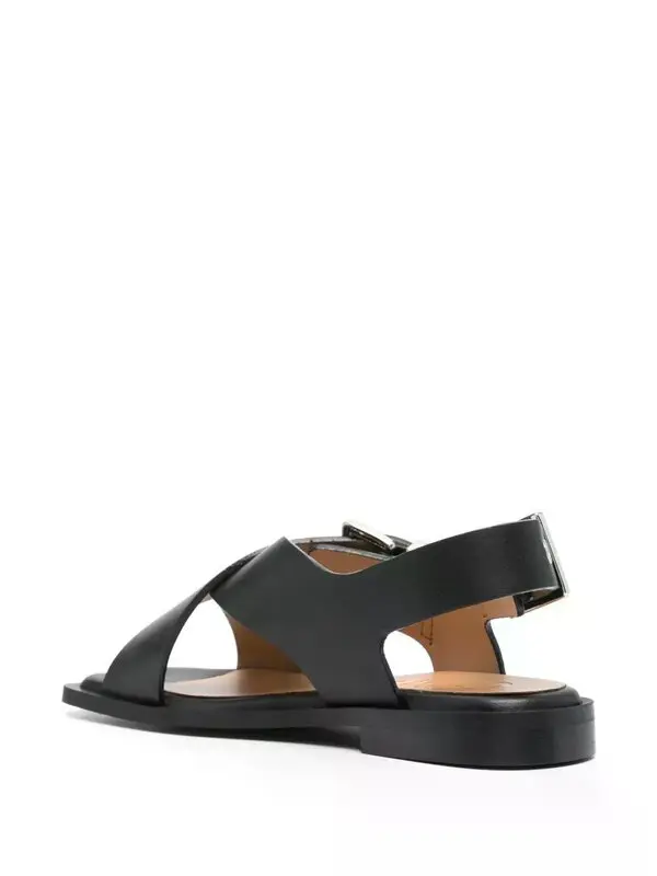 GANNI Crossover-strap Buckled Sandals