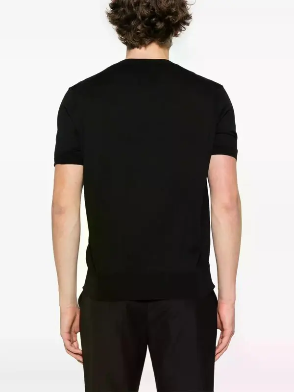 TOM FORD Fine-knit T-shirt - Black