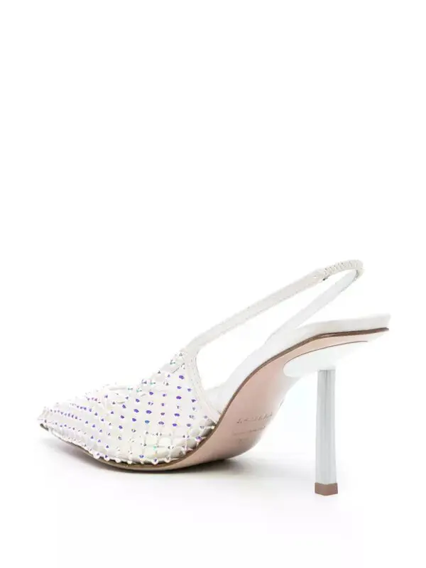 LE SILLA Gilda 80mm Crystal-embellished Pumps