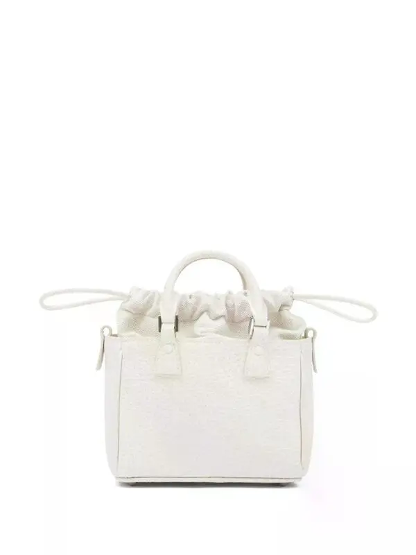 MAISON MARGIELA 5ac Horizontal Leather Tote - White