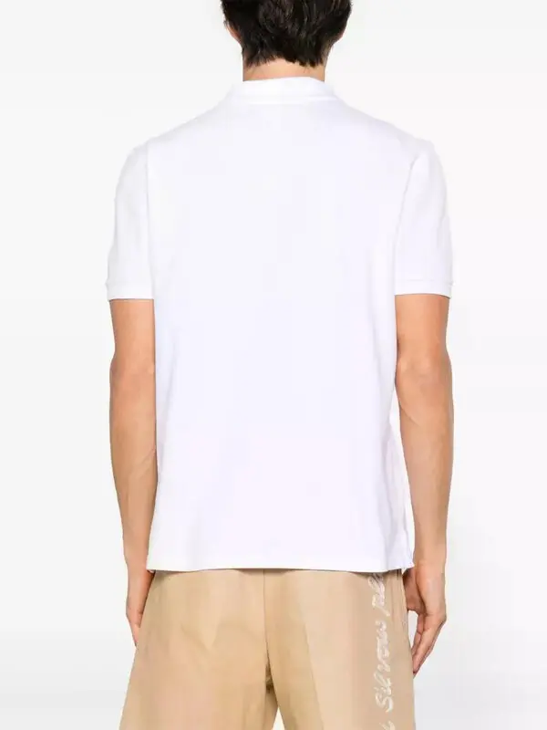 Maison Kitsuné Fox-patch Piqué Polo Shirt