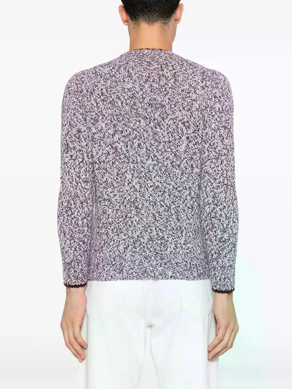 BARBA NAPOLI Virgin Wool Knitted Sweater - Red
