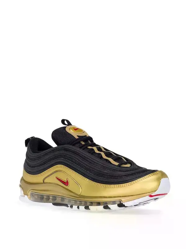 Nike Air Max 97 Metallic Gold Sneakers - Black