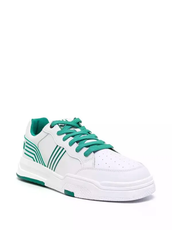 Just Cavalli Panelled Leather Sneakers