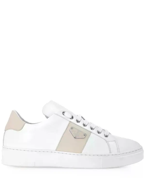 Philipp Plein Logo-plaque Leather Sneakers