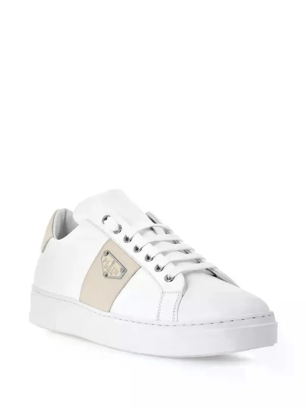Philipp Plein Logo-plaque Leather Sneakers