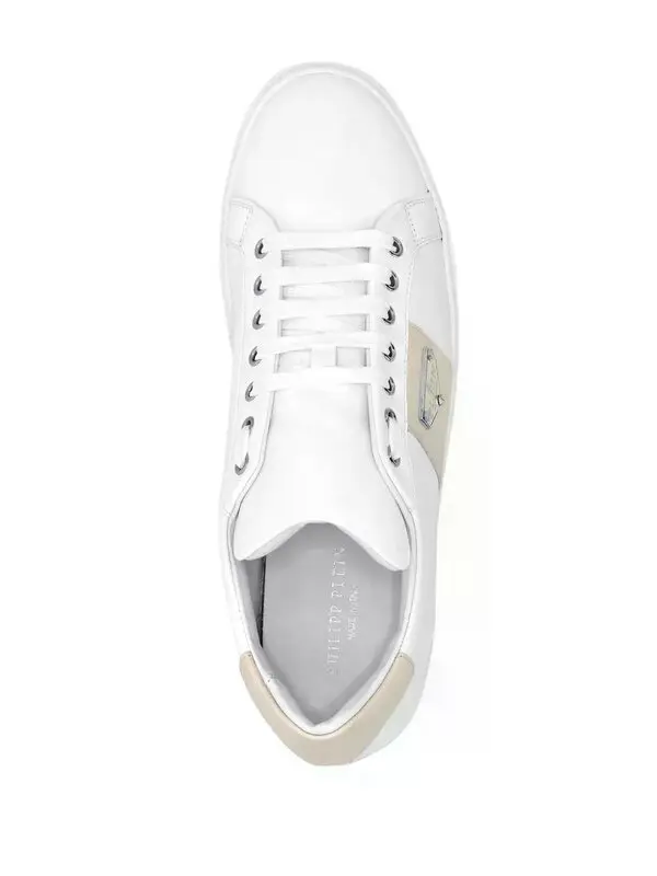 Philipp Plein Logo-plaque Leather Sneakers