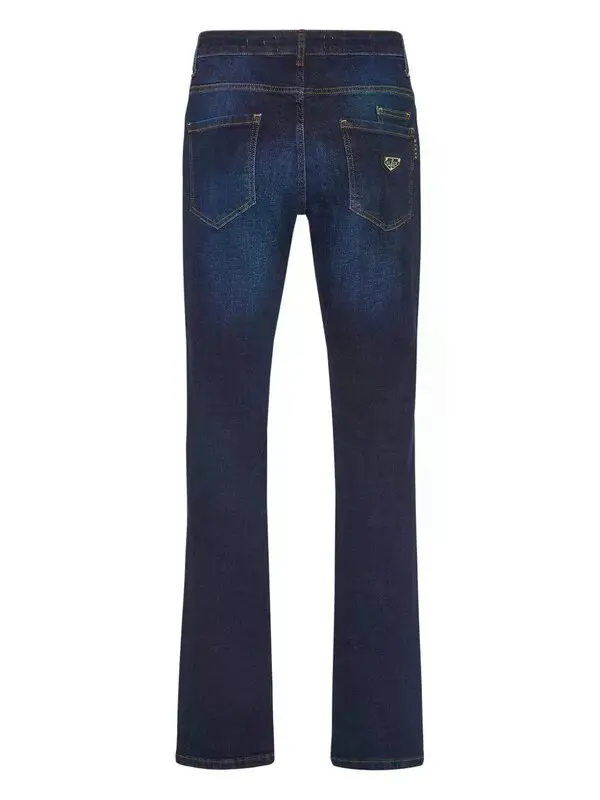 Philipp Plein Supreme Iconic Low-rise Straight-leg Jeans