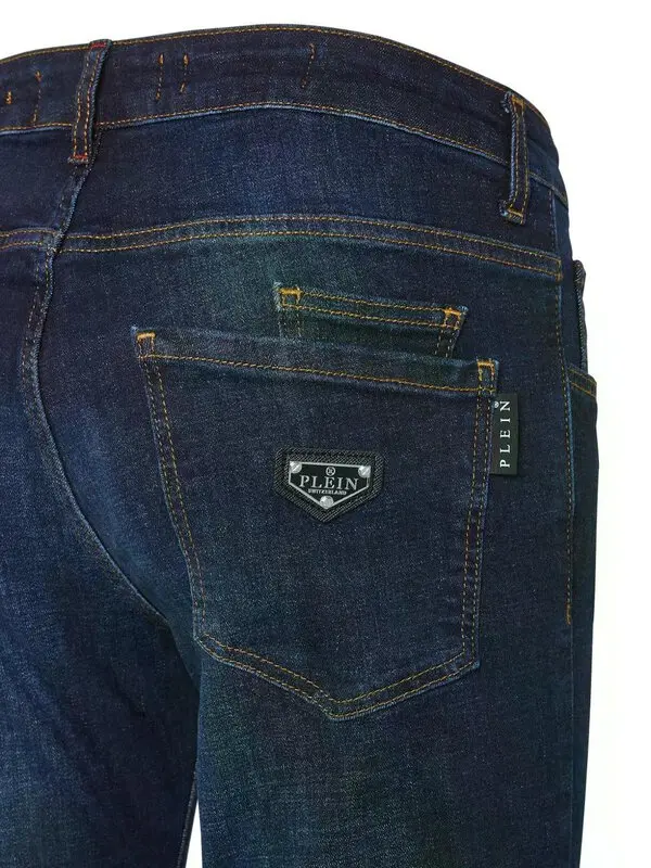 Philipp Plein Supreme Iconic Low-rise Straight-leg Jeans