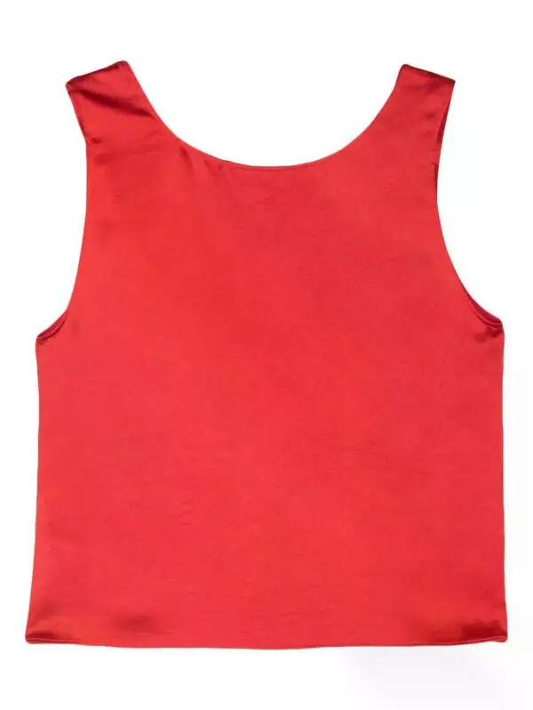 Blumarine Sleeveless Crepe Blouse