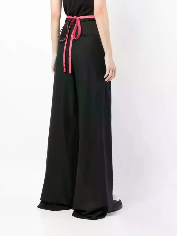 Off-White High Waisted Flared Trousers