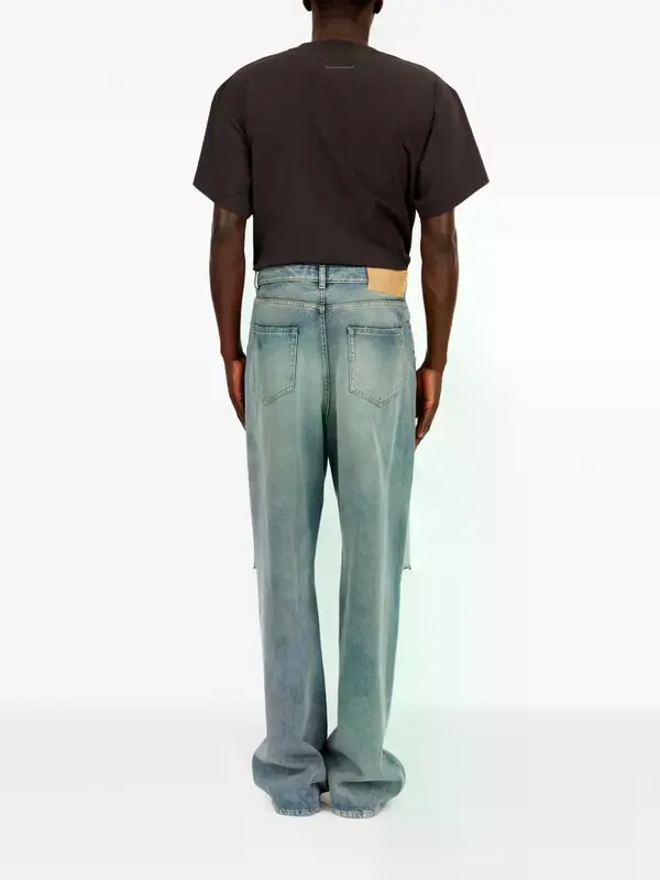MAISON MARGIELA Ripped Wide-leg Jeans