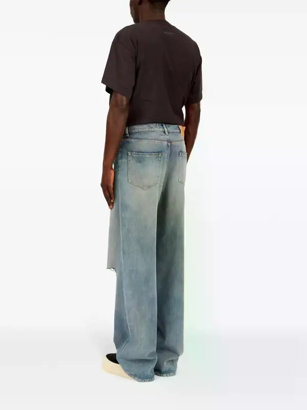 MAISON MARGIELA Ripped Wide-leg Jeans